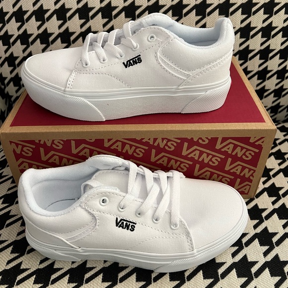 Vans | Shoes | Vans Seldan Platform Girls Shoes Size | Poshmark